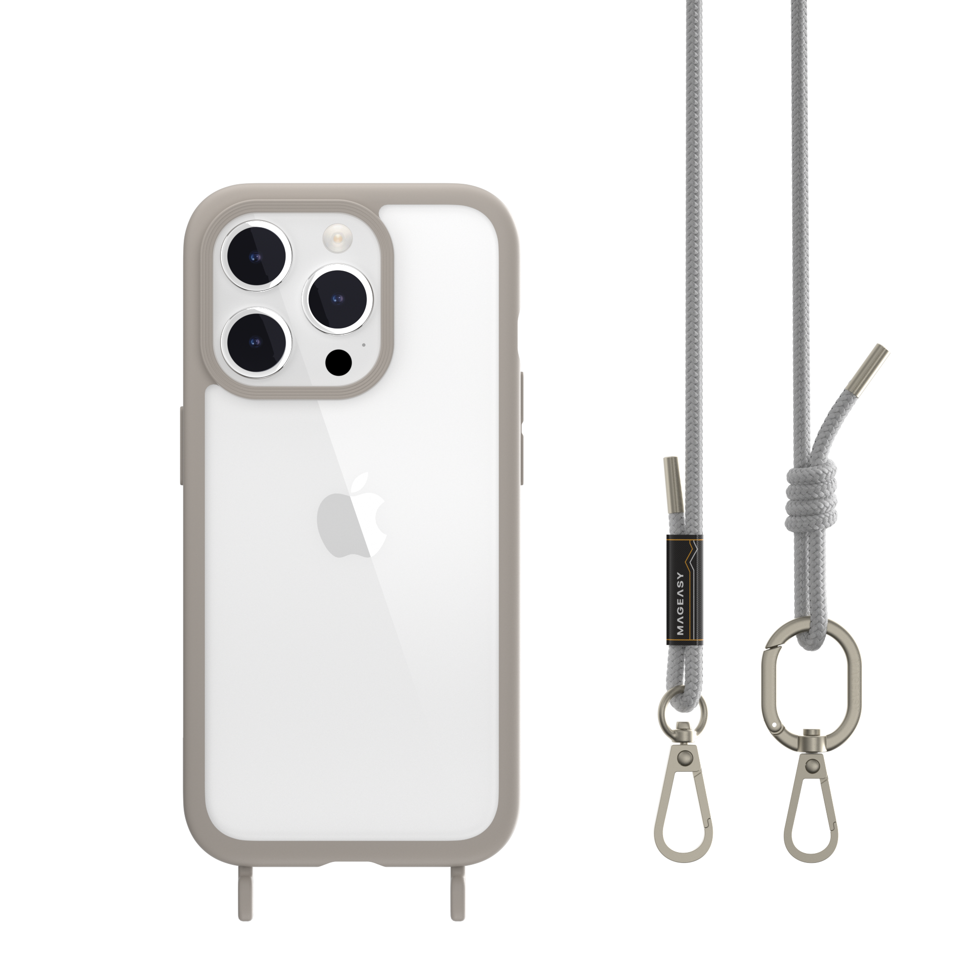 Roam Strap Shockproof Protective Case with Lanyard for iPhone 15 Ser MAGEASY